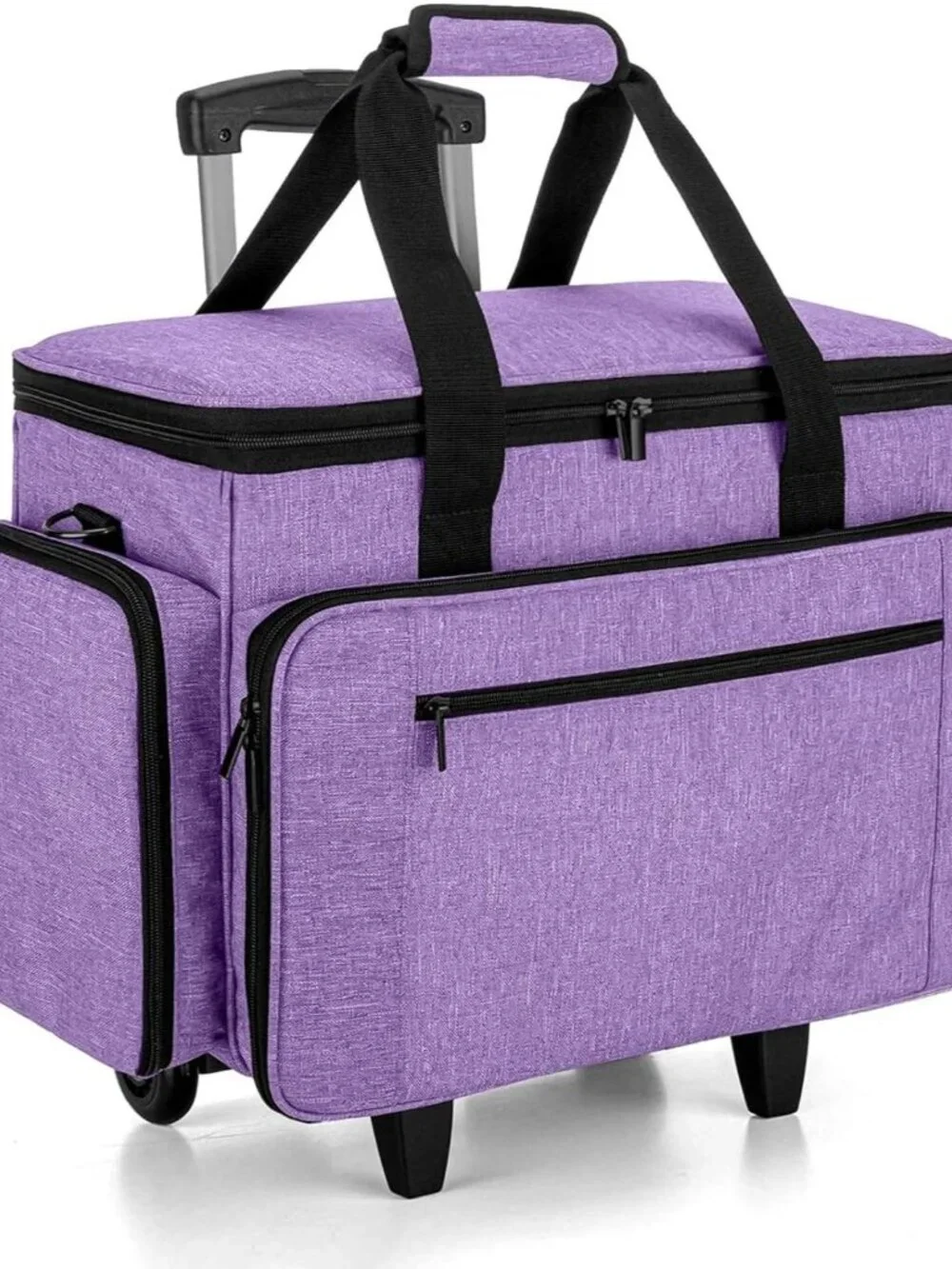 Other | Sewing Machine Case With Detachable Dolly Rolling Sewing ...